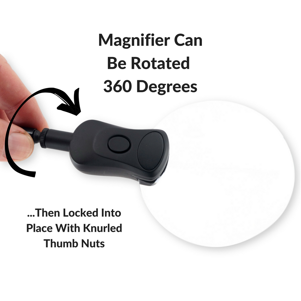 QuadHands LED 3x Magnifier - Vise Accessories – QuadHands®